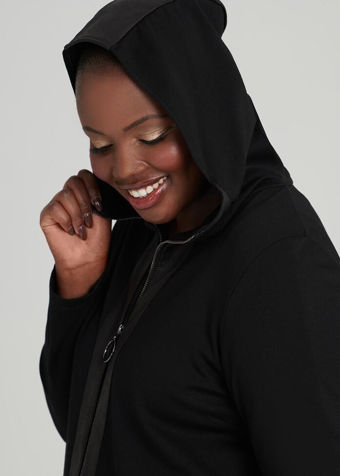Shop Plus Size Off Duty Ponti Jacket in Black | Taking Shape AU