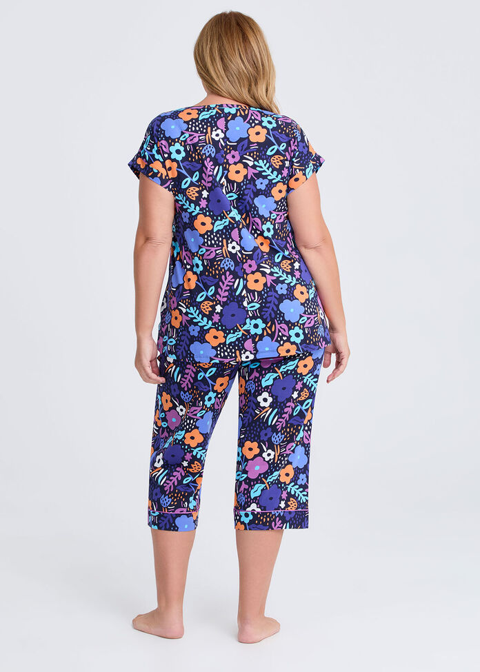 Shop Plus Size Australian Cotton Petals Pyjama Top, Print | Taking Shape AU