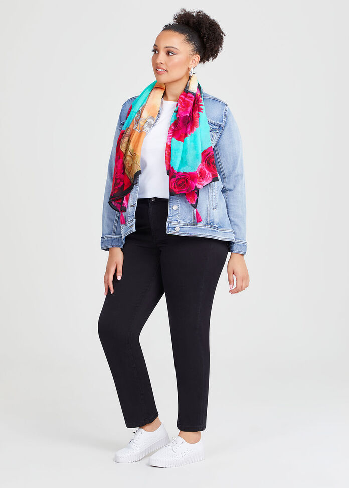 Shop Plus Size Floral Lady Scarf, Multi | Taking Shape AU
