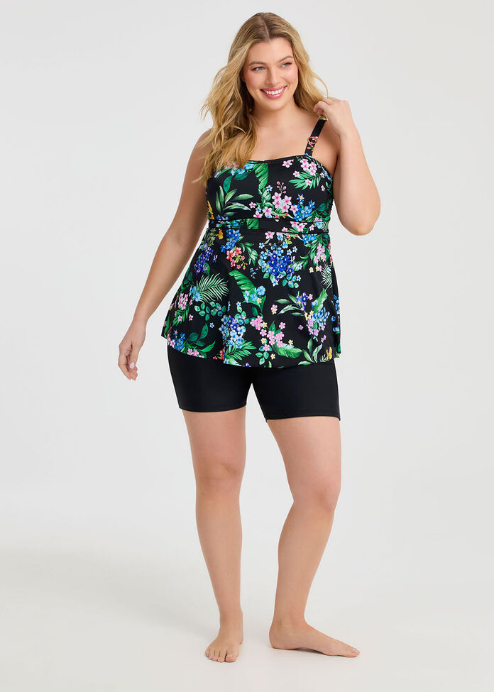 Shop Plus Size Tropical Getaway Tanikini in Multi | Taking Shape IE