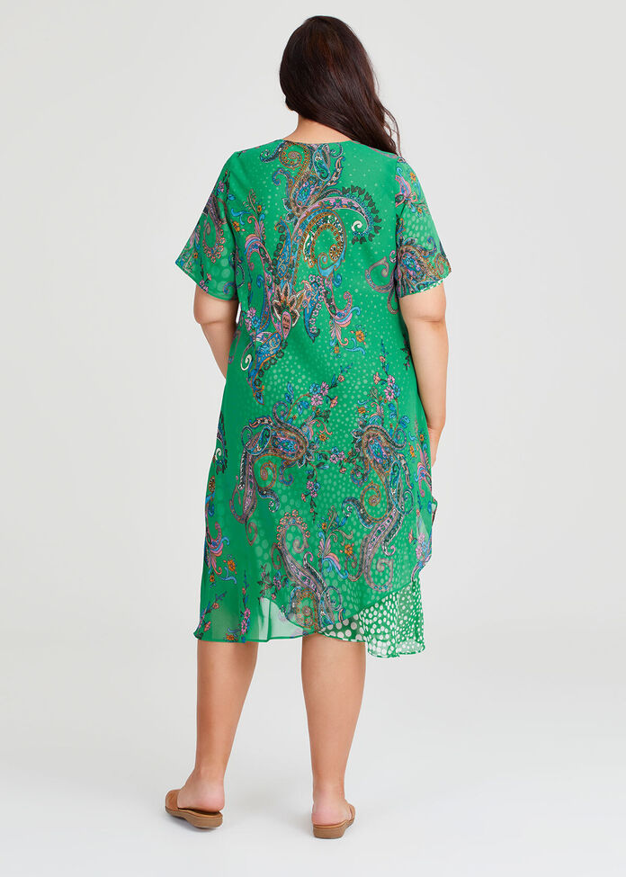 Shop Plus Size Reversible Travel Dress, Green | Taking Shape AU