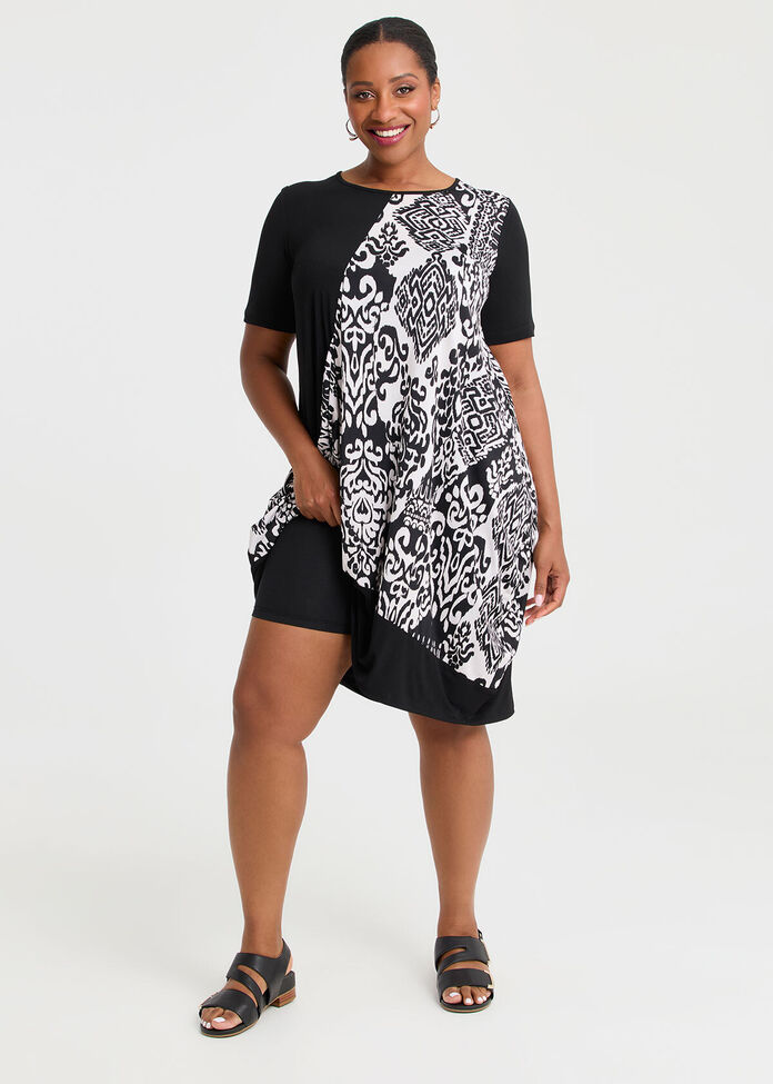 Shop Plus Size Spliced Angled Luna Dress, Multi | Taking Shape AU