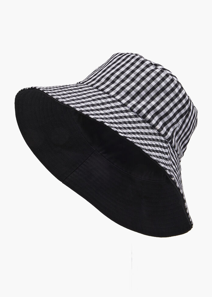 Shop Gingham Reversible Bucket Hat | Accessories | Taking Shape NZ