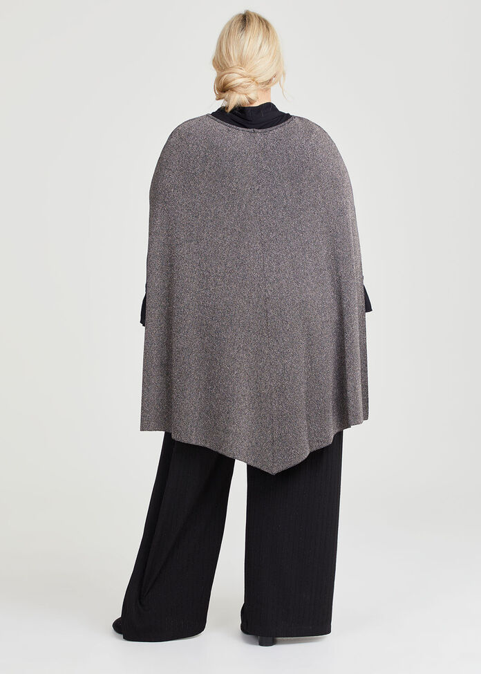 Shop Side Split Poncho in Brown | Accessories | Taking Shape AU