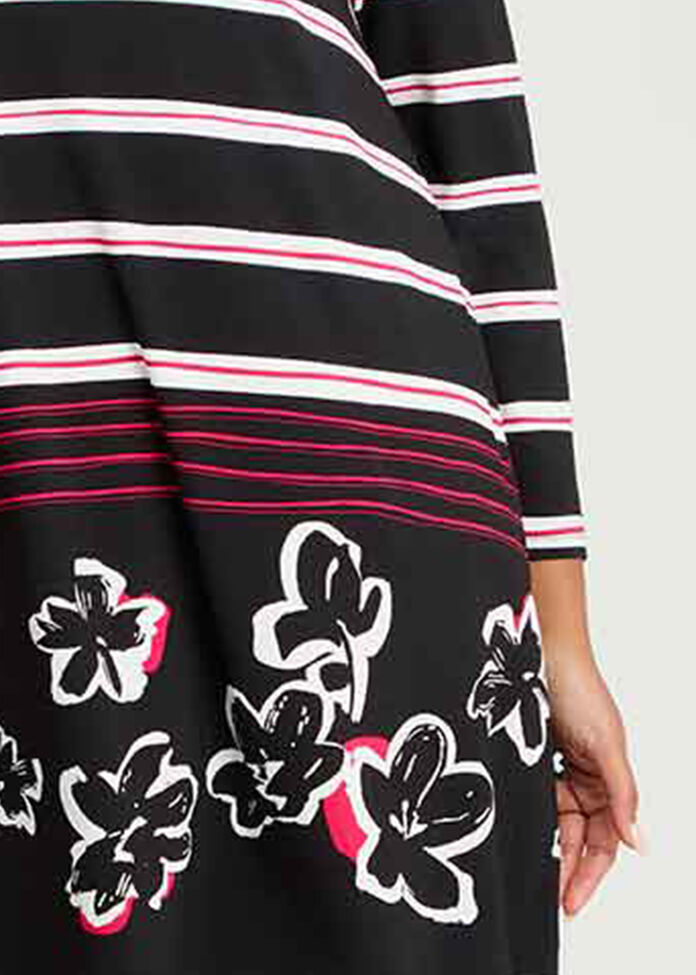 Shop Plus Size Natural Myra Stripe Tunic, Multi | Taking Shape NZ