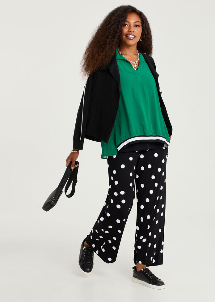 Shop Plus Size Natural Polka Dot Pant, Spots | Taking Shape AU