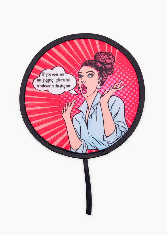 Shop Retro Twist Fan Red in Red | Accessories | Taking Shape AU