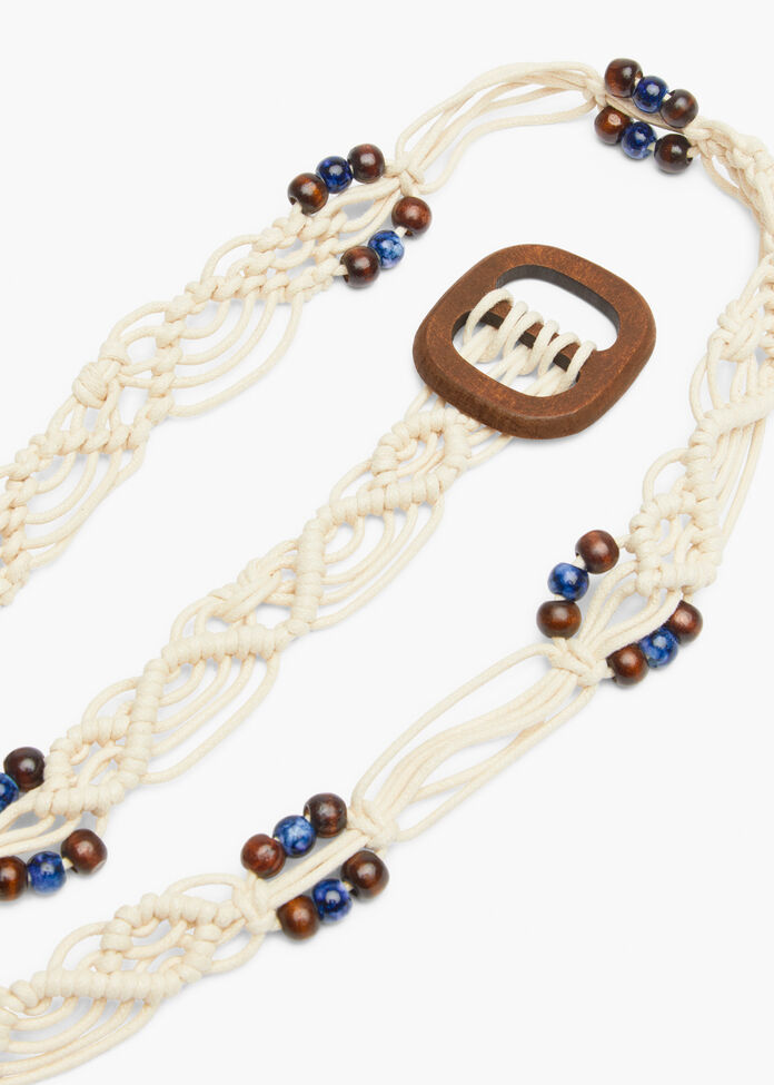 Shop Buckle Rope Belt in White | Accessories | Taking Shape AU