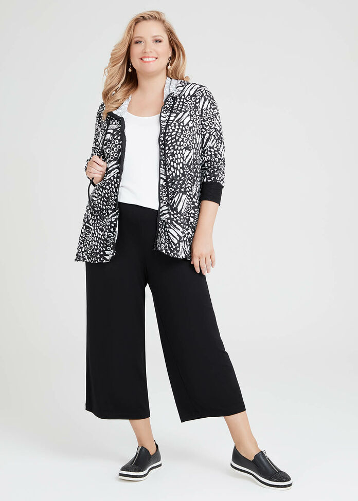 Shop Plus Size Bamboo Monochromatic Cardigan, Print | Taking Shape AU