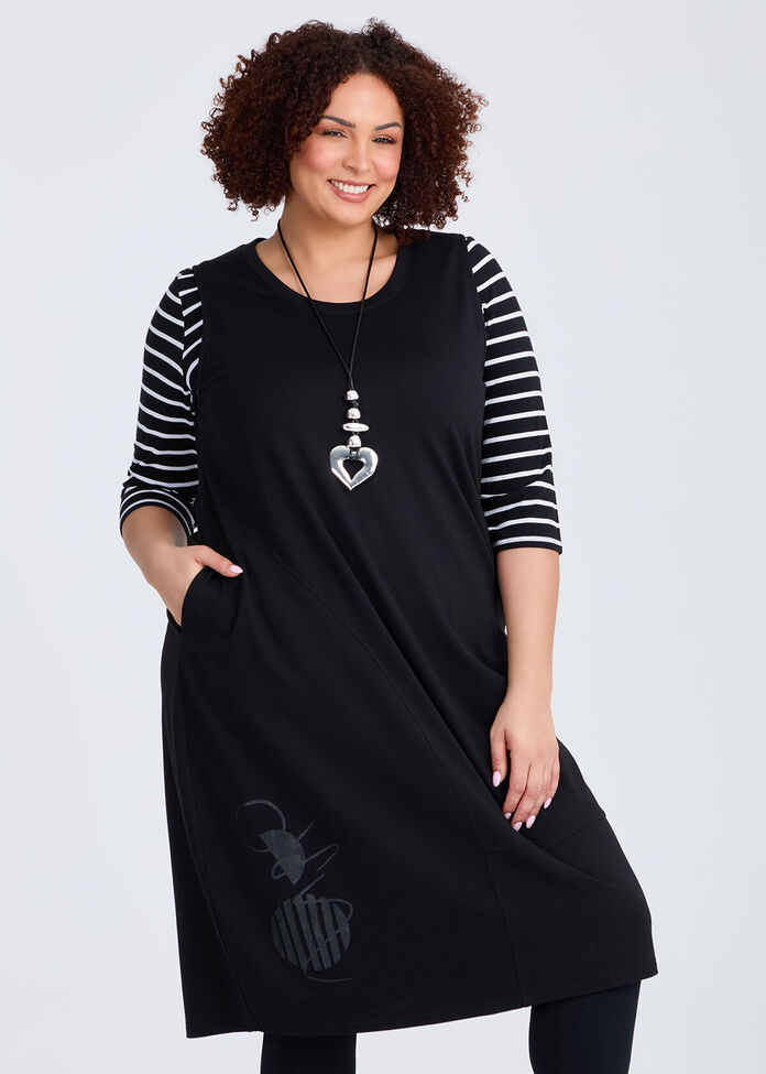 Shop Plus Size Ponte Off Duty Odette Dress, Black | Taking Shape HK