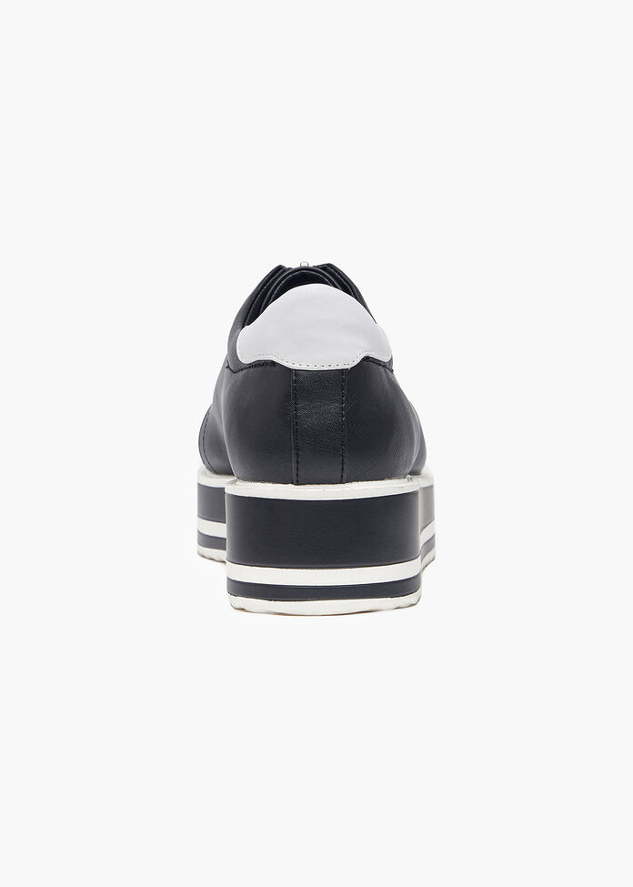 Shop Black Striped Wedge Zip Front Shoe | Comfortable Shoes | Taking ...