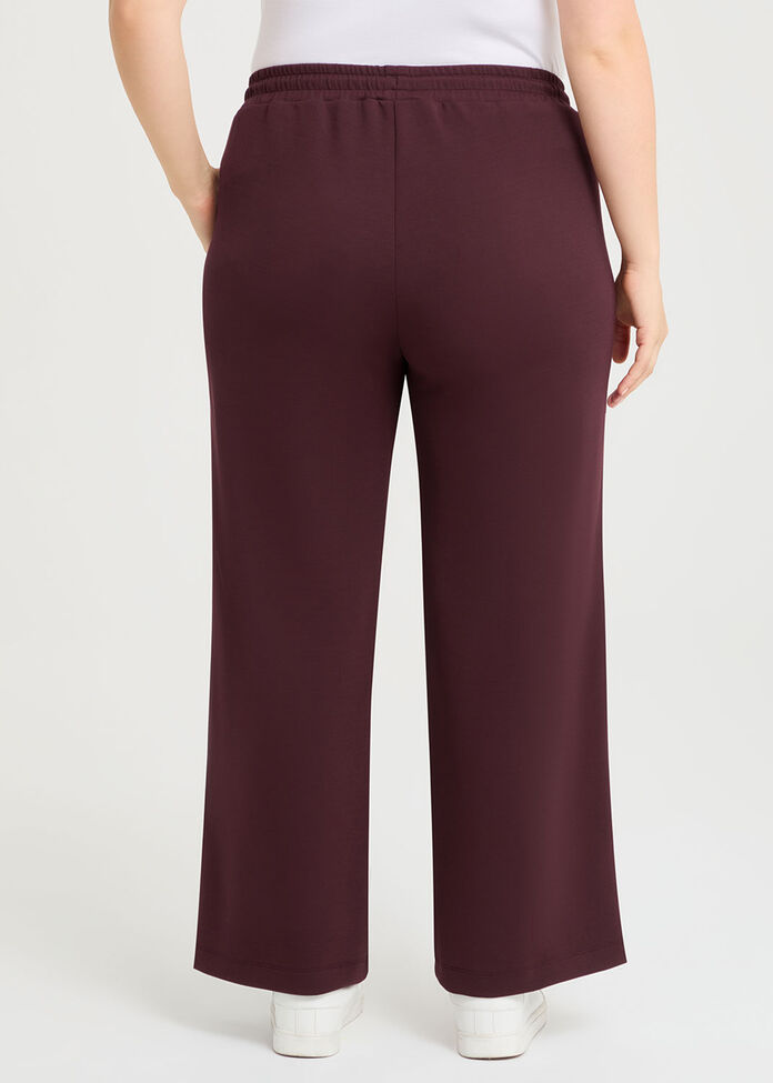 Shop Plus Size Luxe Touch Side Stripe Trackpant, Red | Taking Shape AU