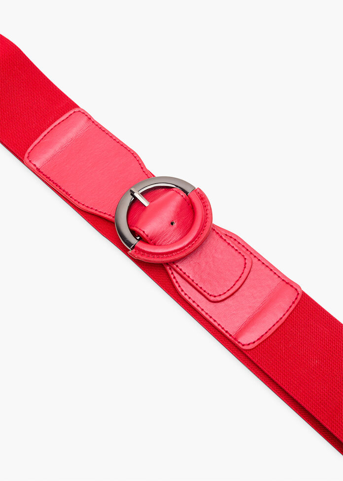 Shop Red Stretch Belt in Red | Accessories | Taking Shape AU