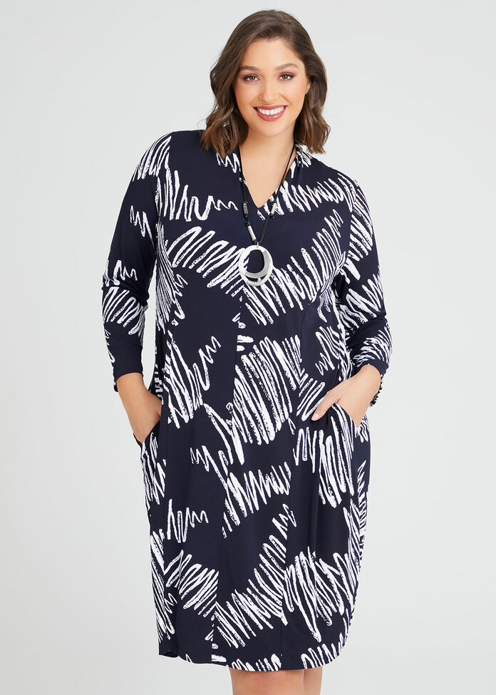 Shop Plus Size Maddie Dress in Print | Taking Shape AU
