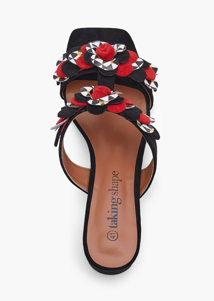 Shop Floral Block Heel Mule | Comfortable Shoes | Taking Shape AU