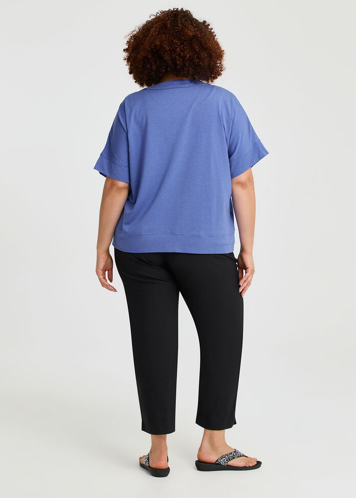 Shop Plus Size Pima Cotton Essential Cardigan, Blue | Taking Shape AU