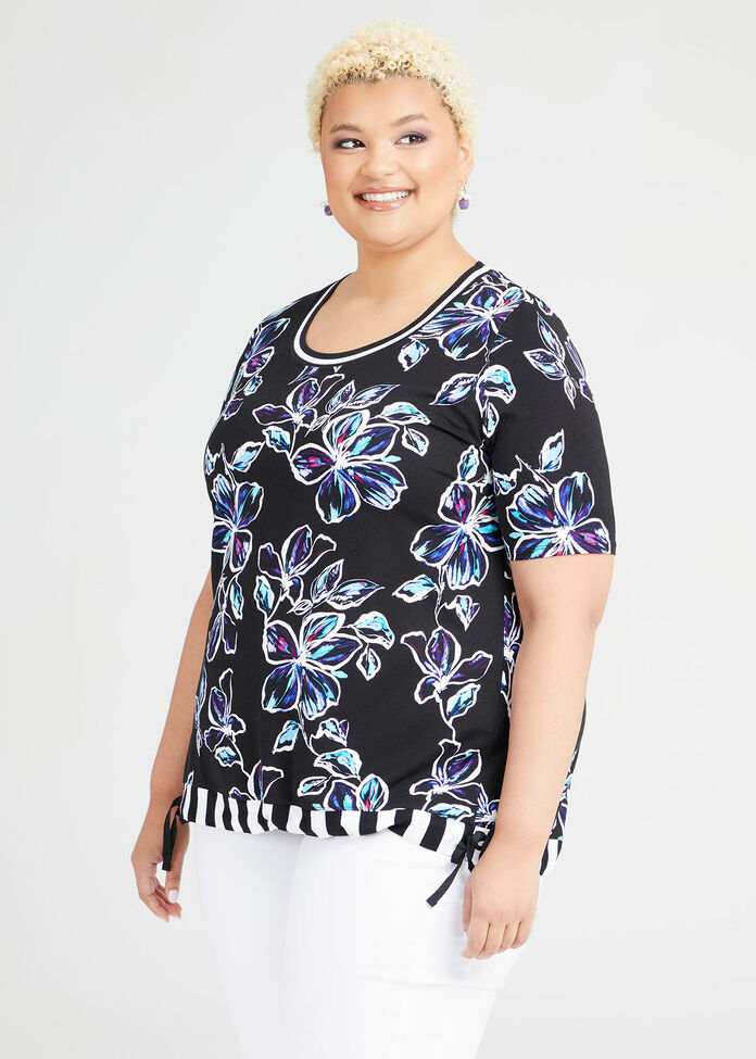 Shop Plus Size Natural Floral Boheme Top in Print | Taking Shape AU