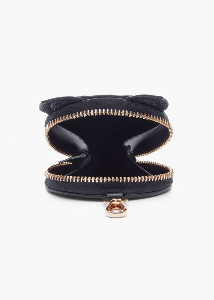 Shop Cat Zip Coin Purse in Black | Accessories | Taking Shape AU