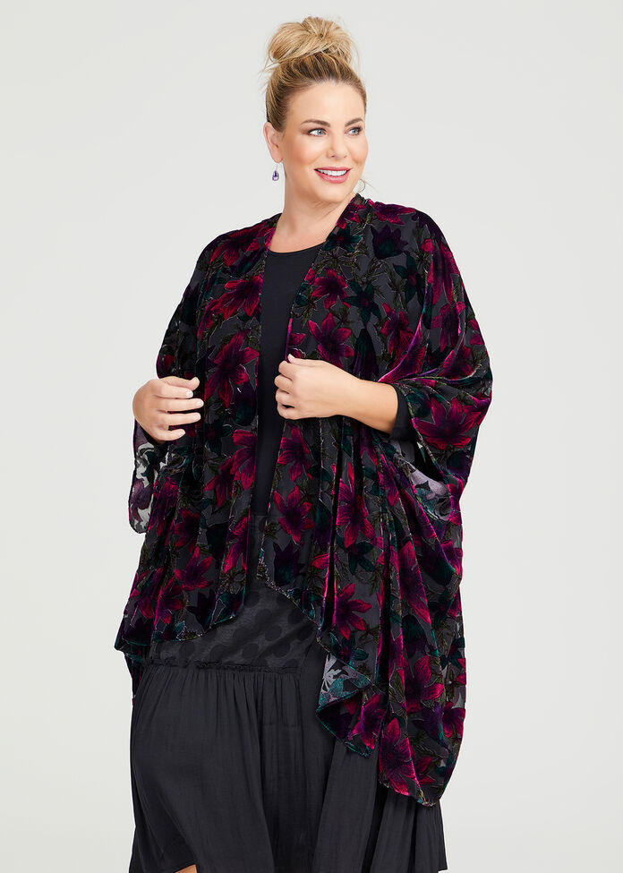 Shop Floral Burnout Cape | Accessories | Taking Shape AU