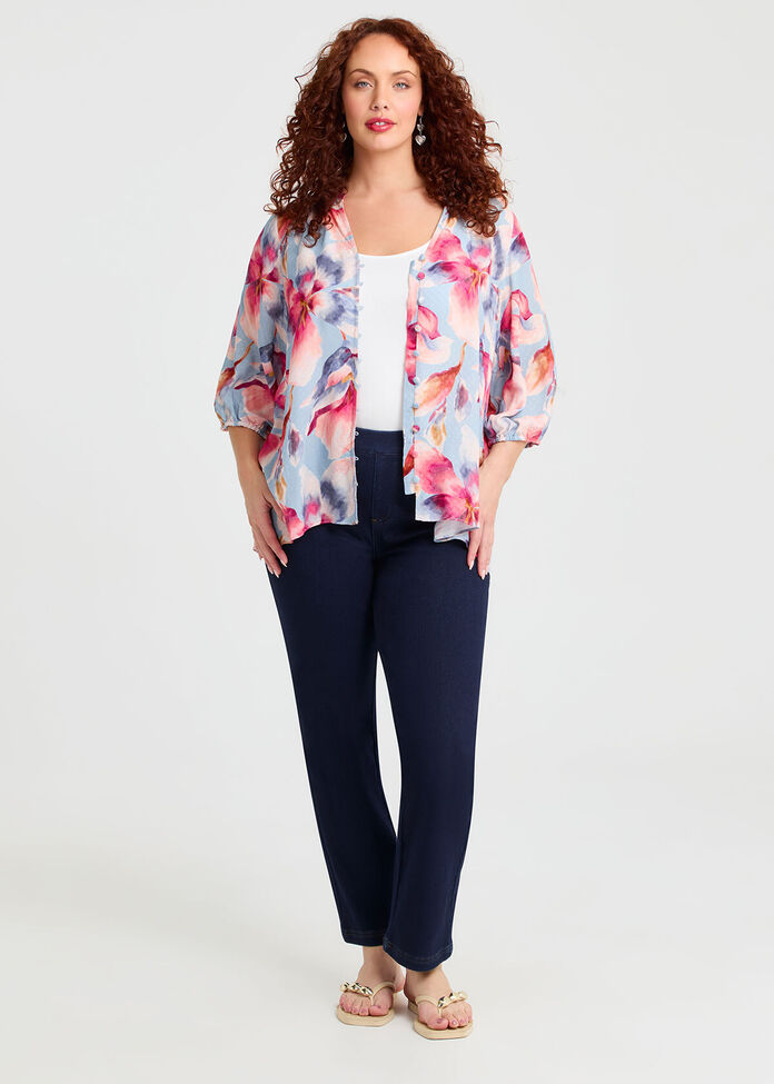 Shop Plus Size Natural Bloom Print Top, Floral | Taking Shape AU