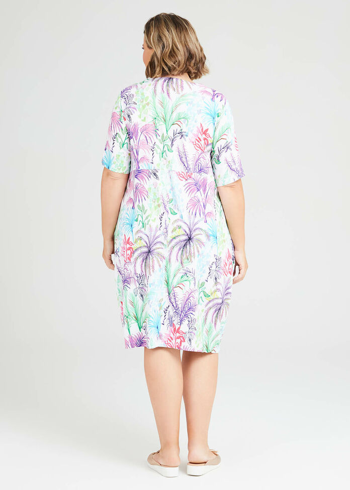 Shop Plus Size Botanic Natural Dress in Print | Taking Shape AU