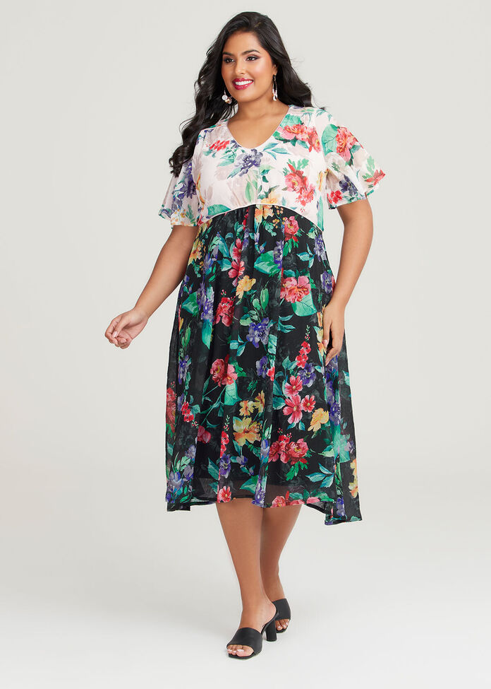 Shop Plus Size Emily Floral Event Dress, Multi | Taking Shape AU