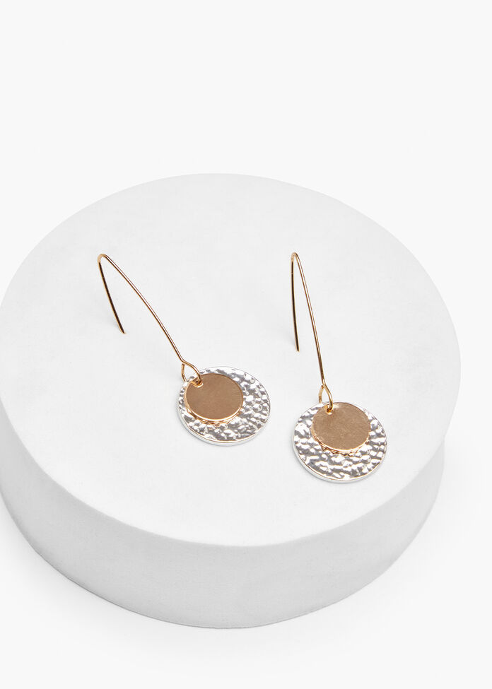 Shop Mixed Metal Disc Earrings in Multi | Accessories | Taking Shape AU