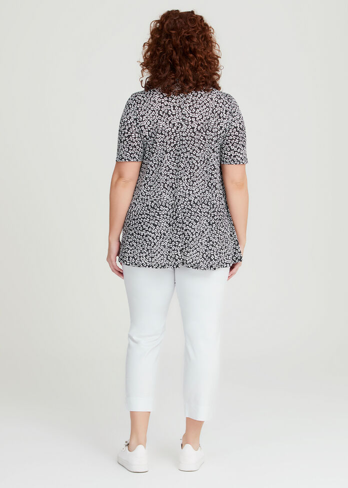 Shop Plus Size Printed Round Neck Top, Multi | Taking Shape AU