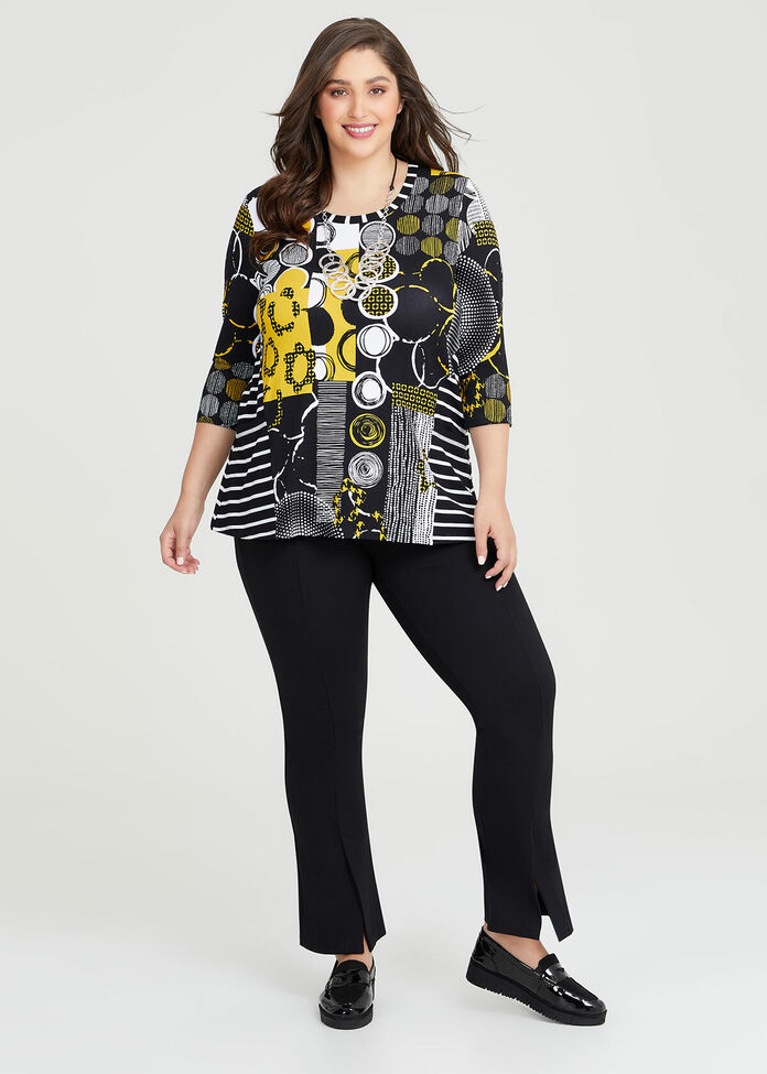 Shop Plus Size Mustard Mood Natural Top, Multi | Taking Shape NZ