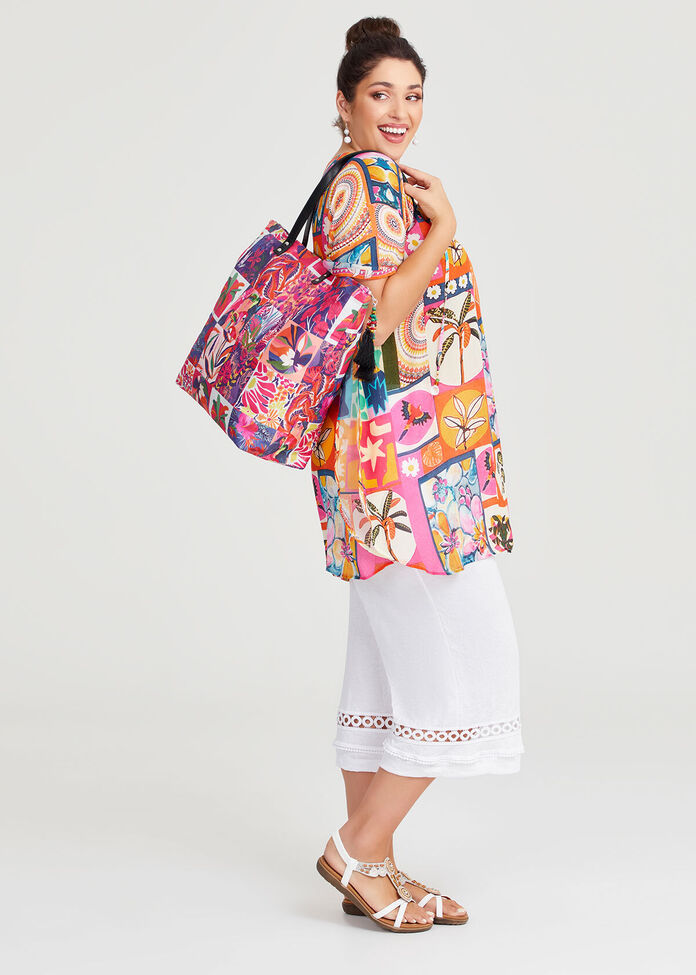 Shop Oasis Print Tote Bag in Multi | Accessories | Taking Shape AU