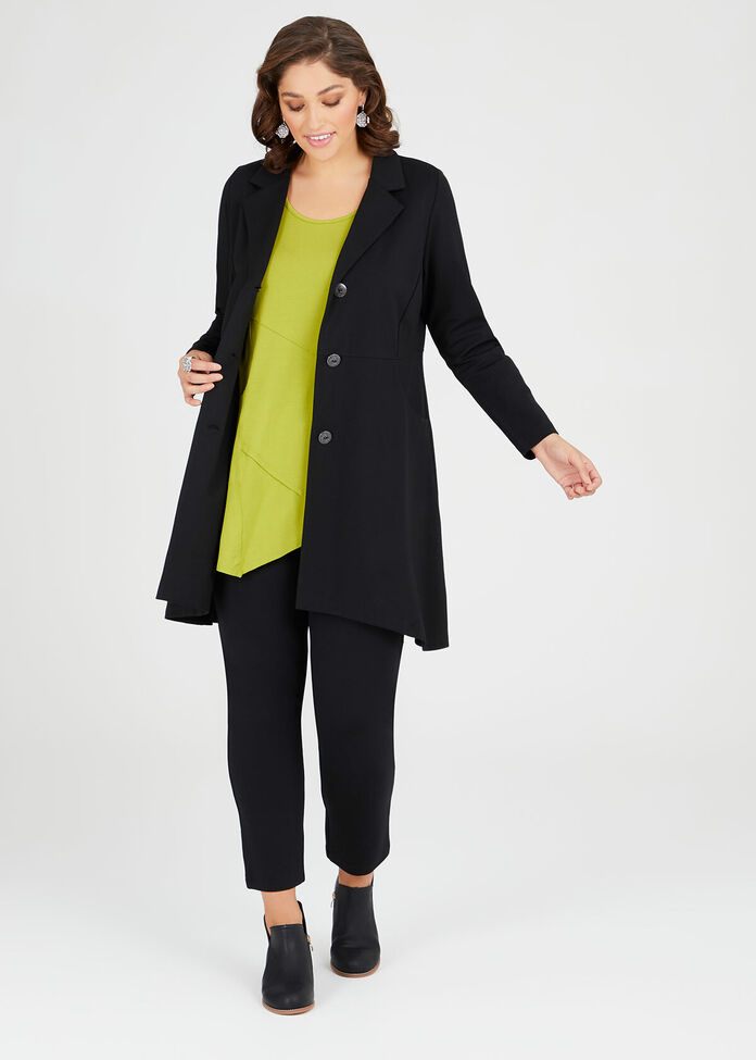Shop Plus Size Bryn Bamboo Ponte Jacket, Red | Taking Shape AU