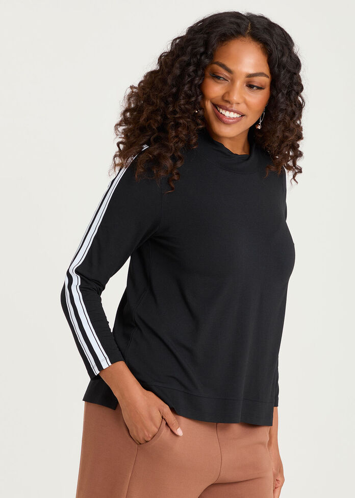 Shop Plus Size Australian Wool Blend Anika Top, Black | Taking Shape AU