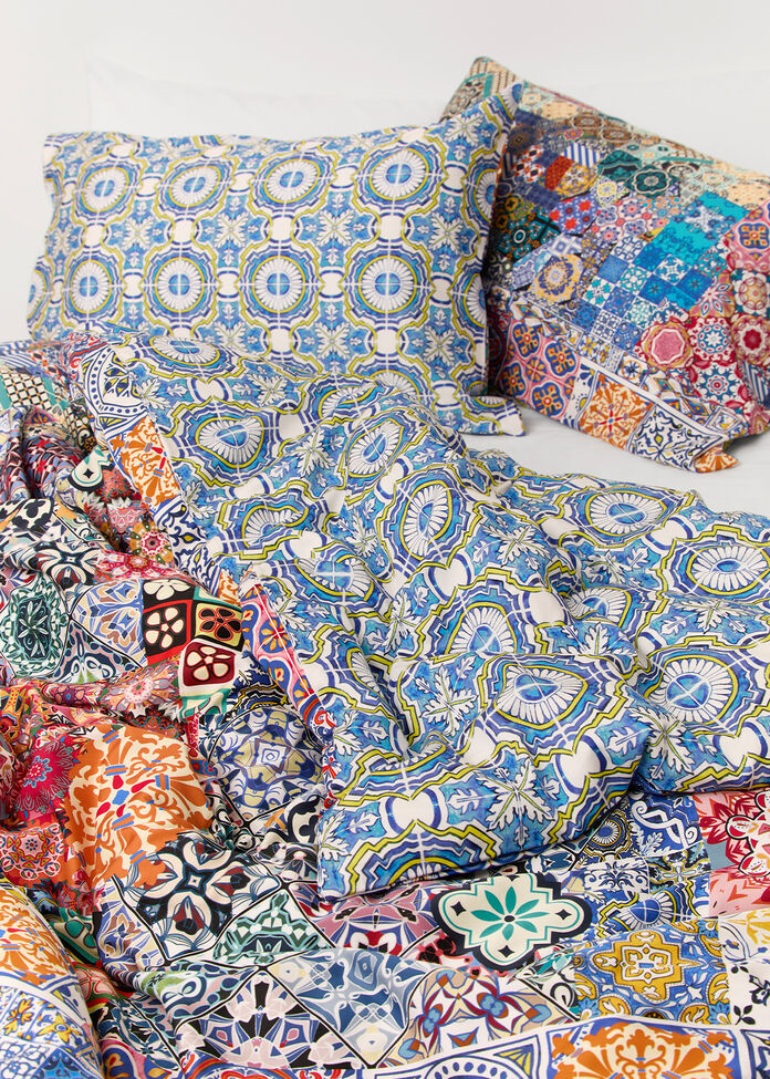 Shop Mosaic Quilt Cover Set - Queen Size in Multi | Accessories ...