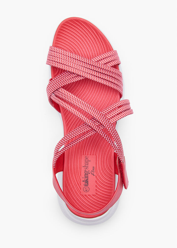 Shop Red Elastic Comfort Sandal | Comfortable Shoes | Taking Shape AU