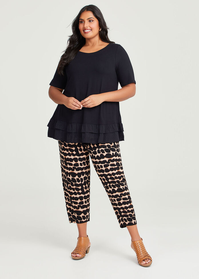 Shop Plus Size Bamboo Lounge Taper Pant Multi Taking Shape Au