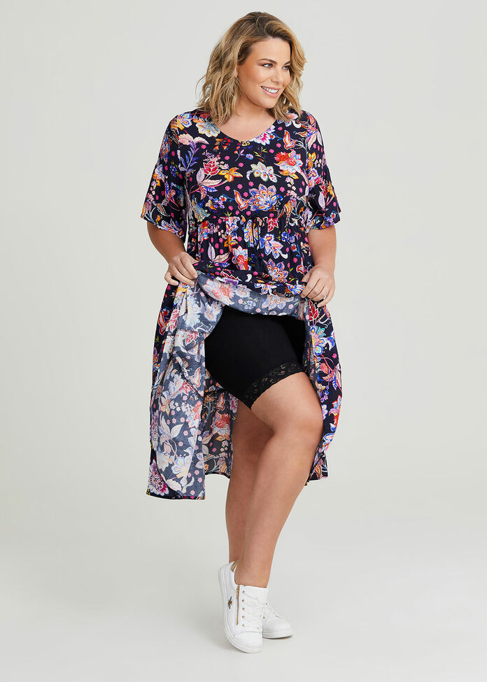 Shop Plus Size Natural Watercolour Floral Dress In Multi Taking Shape Au