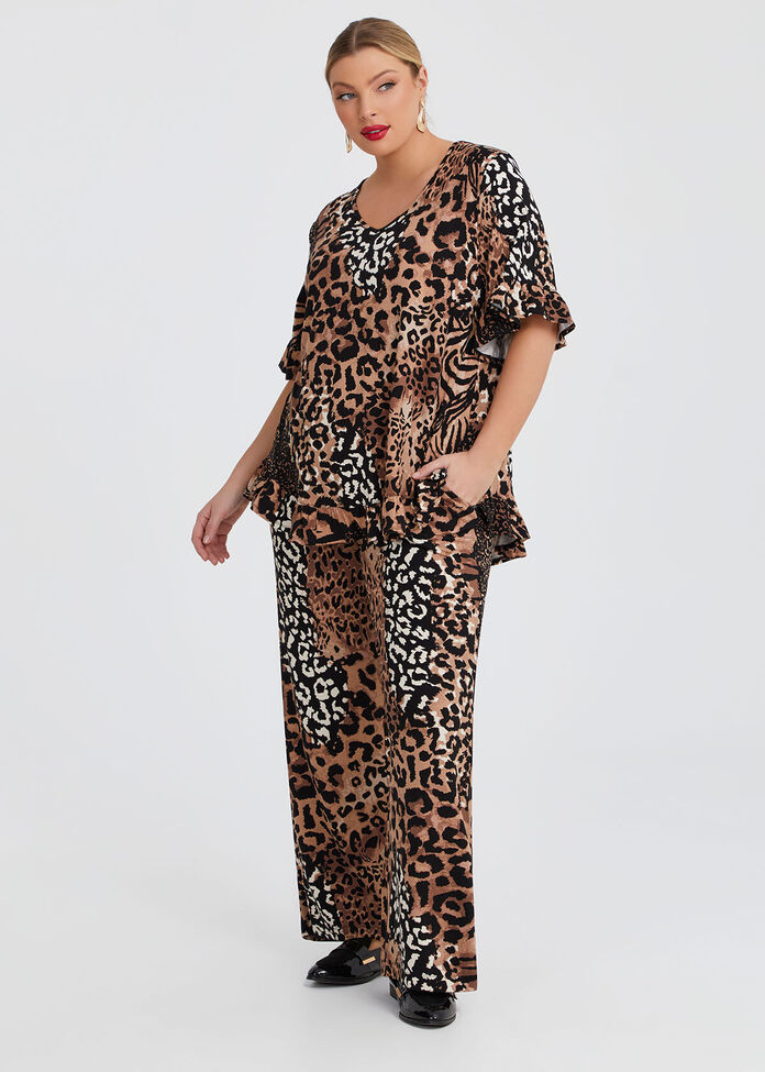 Shop Plus Size Salsa Animal Instinct Top, Multi | Taking Shape NZ