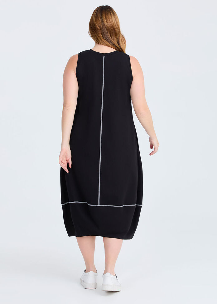Shop Plus Size Bamboo Ponte Paige Dress, Black | Taking Shape AU
