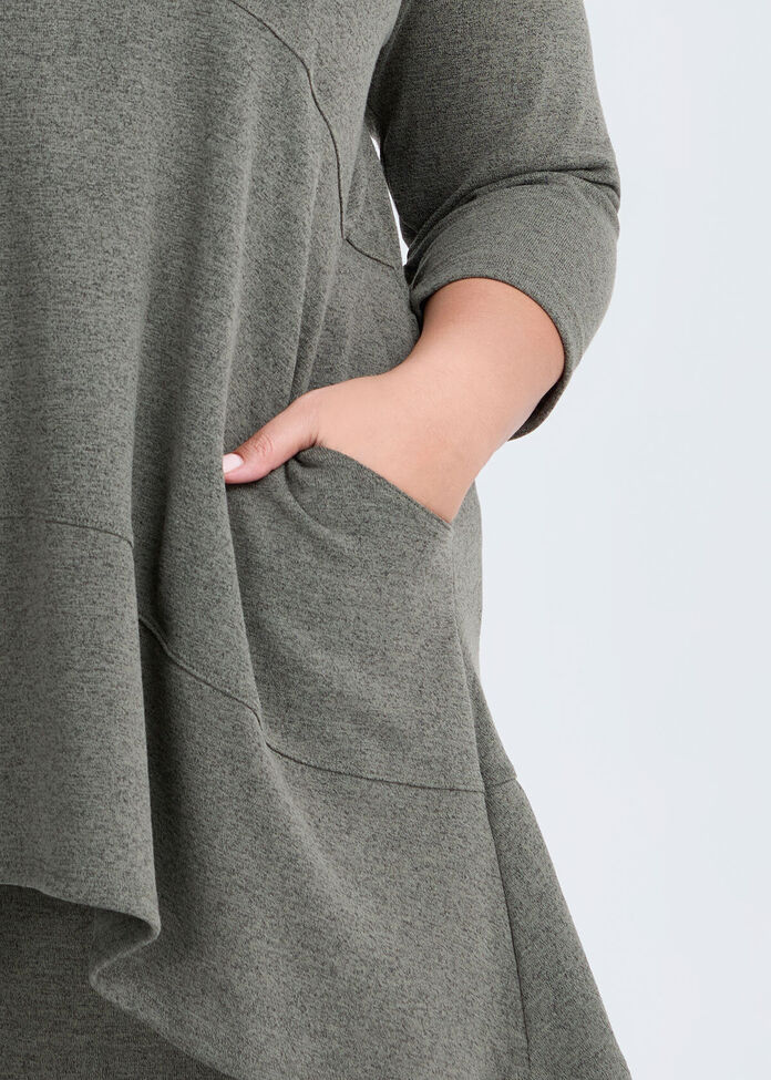 Shop Plus Size Snug Pocket Tunic, Green | Taking Shape AU