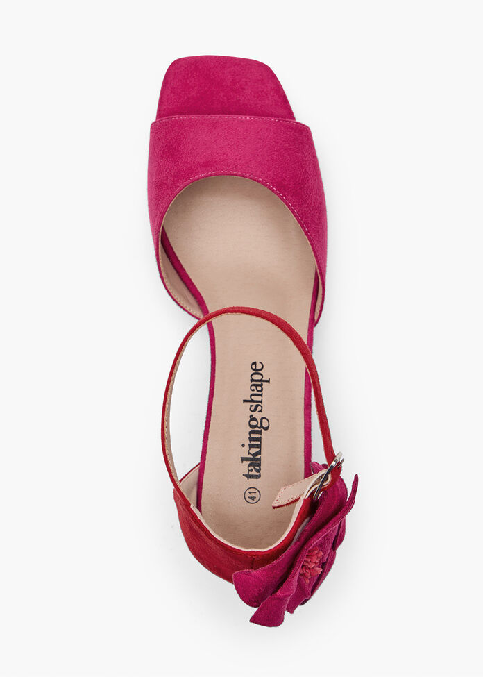 Shop Multi 3D Flower Block Heel | Comfortable Shoes | Taking Shape AU