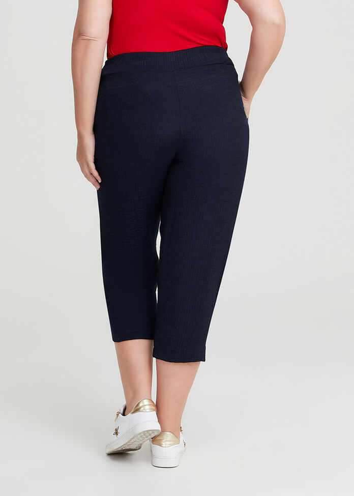 Shop Plus Size Lantern Natural Crinkle Pants, Blue | Taking Shape AU