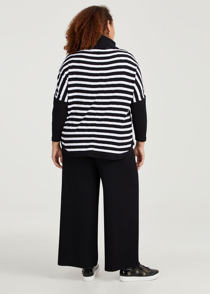 Shop Plus Size Rib Stripe Cowl Neck Tunic, Stripes | Taking Shape AU