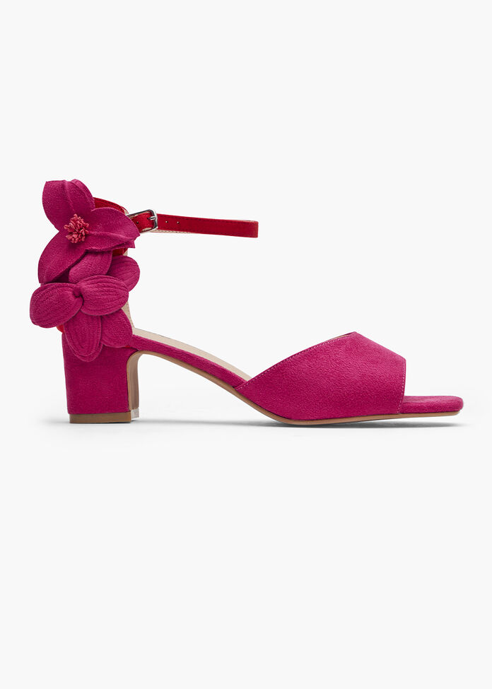 Shop Multi 3D Flower Block Heel | Comfortable Shoes | Taking Shape AU