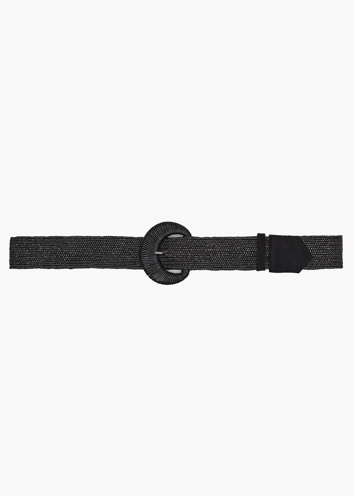 Shop Woven Black Belt in Black | Accessories | Taking Shape AU