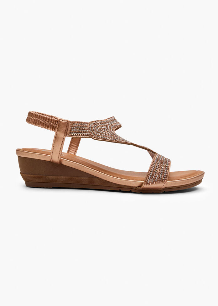 Bling Wedge Flex Sandals for Women | Taking Shape AU