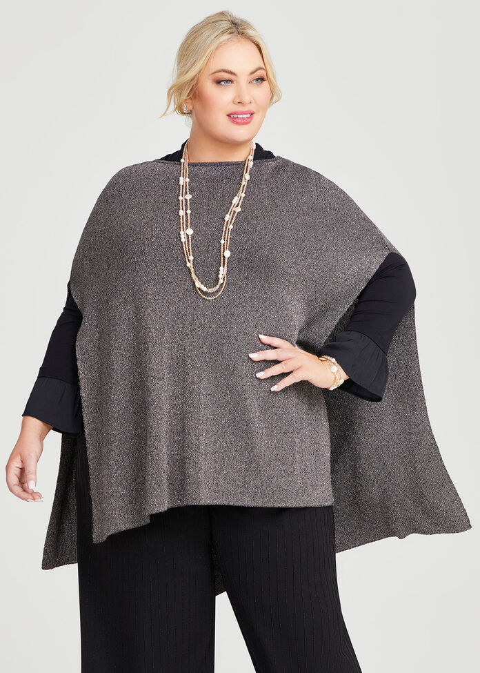 Shop Side Split Poncho | Accessories | Taking Shape UK