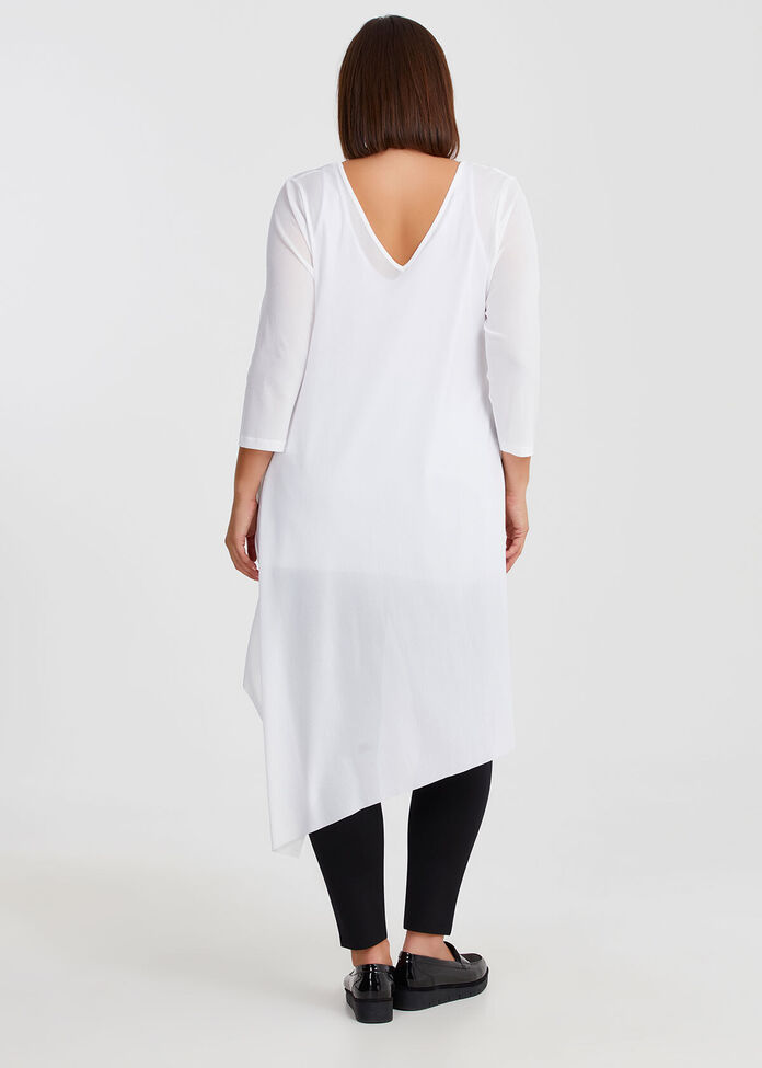 Shop Plus Size Double Take Mesh Layering Tunic, Black | Taking Shape AU