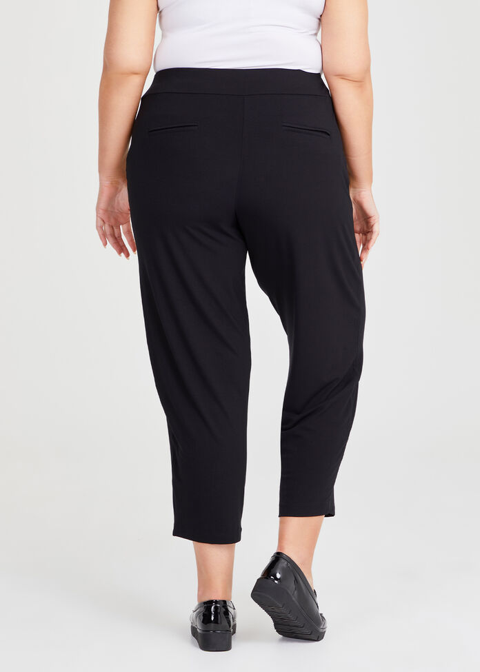 Shop Plus Size Lantern Natural Pant in Black | Taking Shape NZ