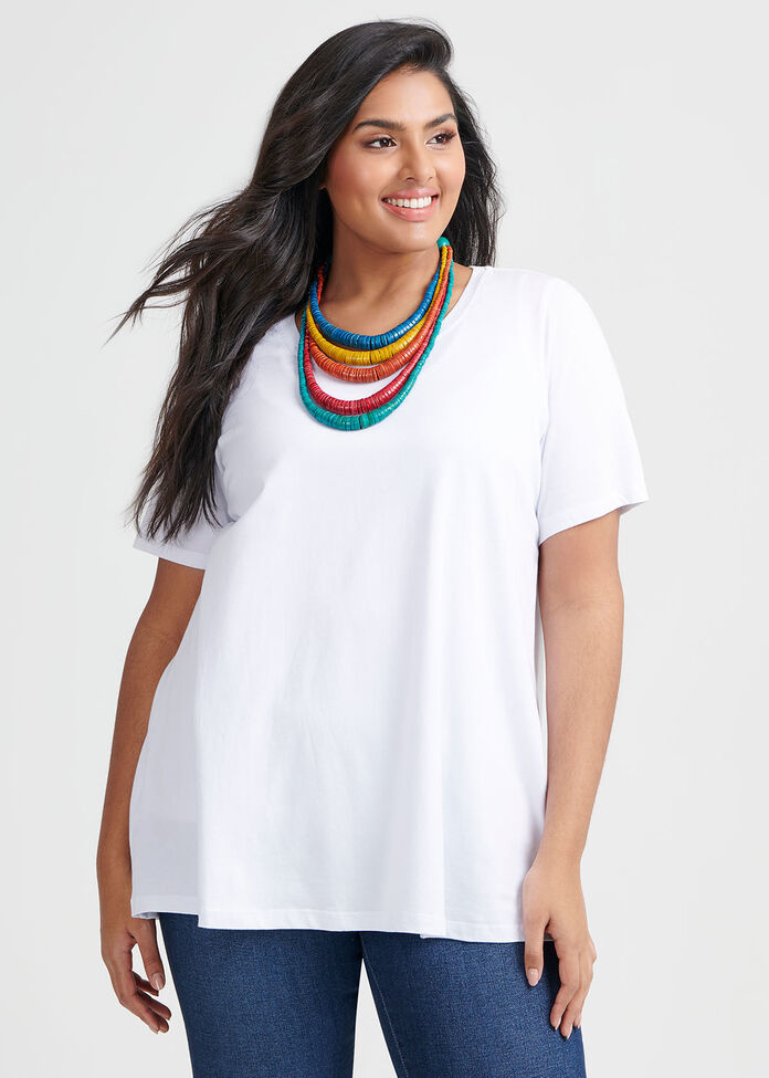 Shop Plus Size Organic Swing Tee, Black | Taking Shape AU