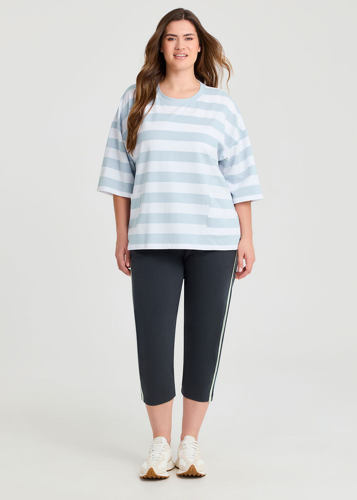 Shop Plus Size Cotton Contrast Bind Jogger, Grey | Taking Shape AU